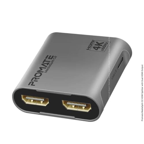Promate MediaSplit-C2 HDMI Splitter with Dual HDMI Output - buy Promate ...