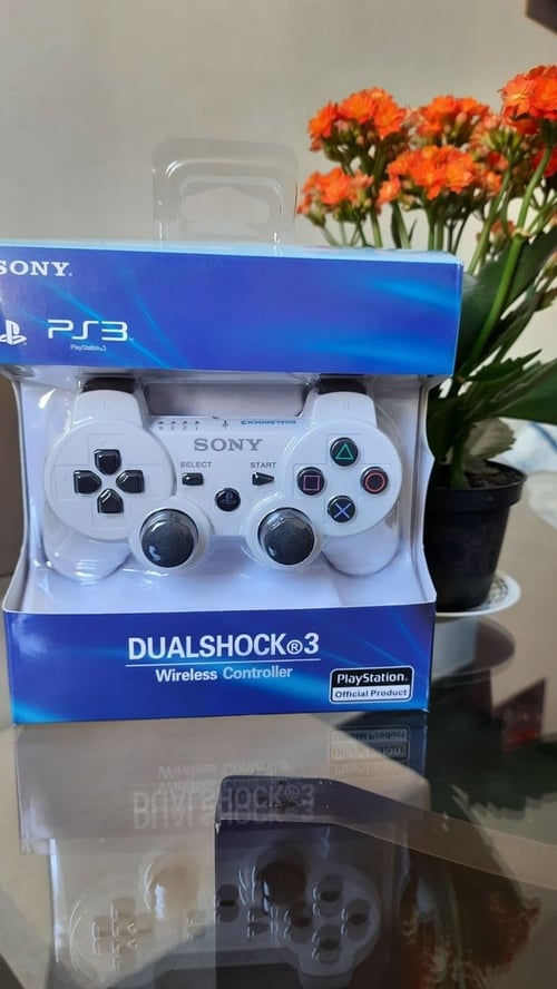 ps3 ceramic white controller