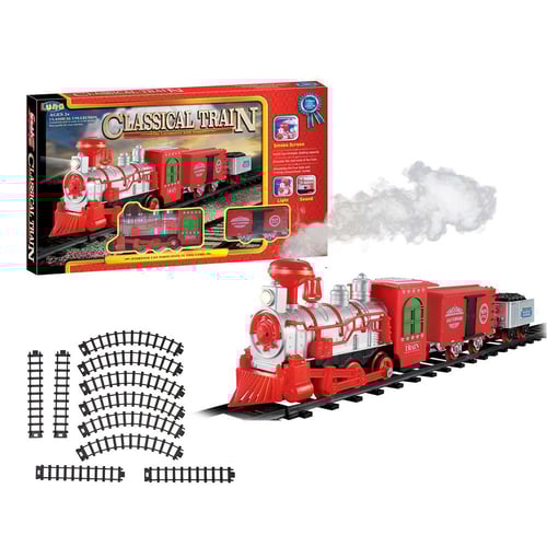 Battery Operated Steam Train Track with Light & Sound 355cm Track - buy ...