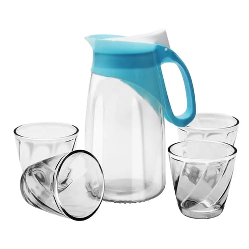 Hokoo Jar With 4 Cups Set Glass - buy Hokoo Jar With 4 Cups Set Glass ...