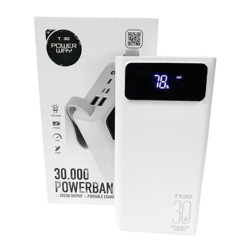Powerway 30000 mAh Powerbank with Digital Display TX30 - buy Powerway ...