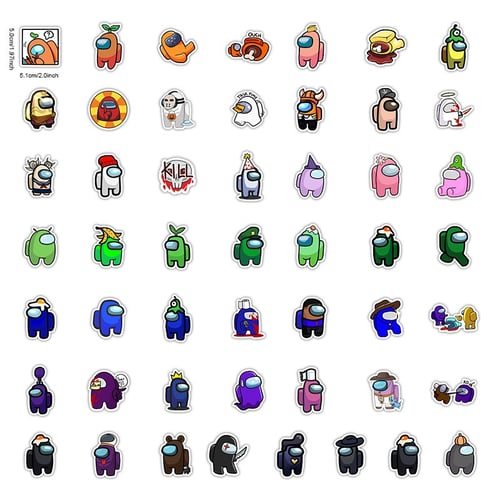 Among Us Sticker Pack Stickers, Labels & Tags Paper & Party Supplies ...