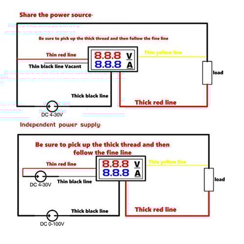 Digital Voltmeter Ammeter Wiring Diagram - Wiring Diagram