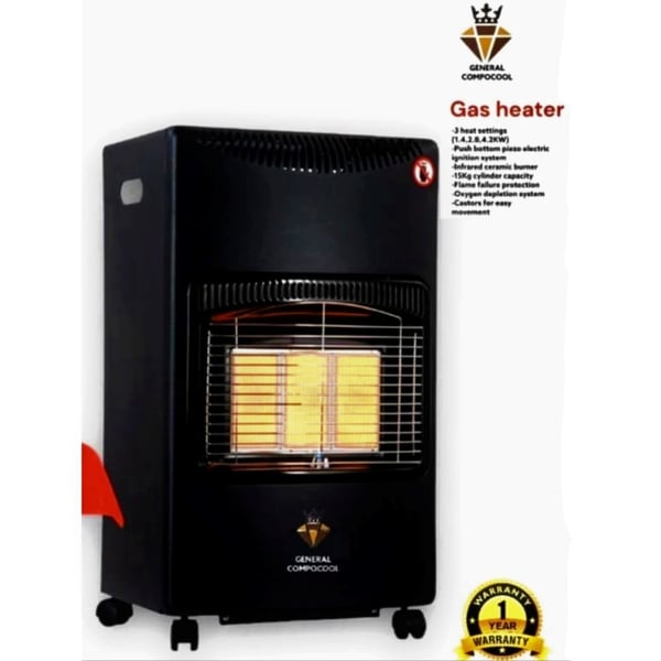 General Compocool Gas Heater 3 Heat Settings GC-1IN1 - buy General ...